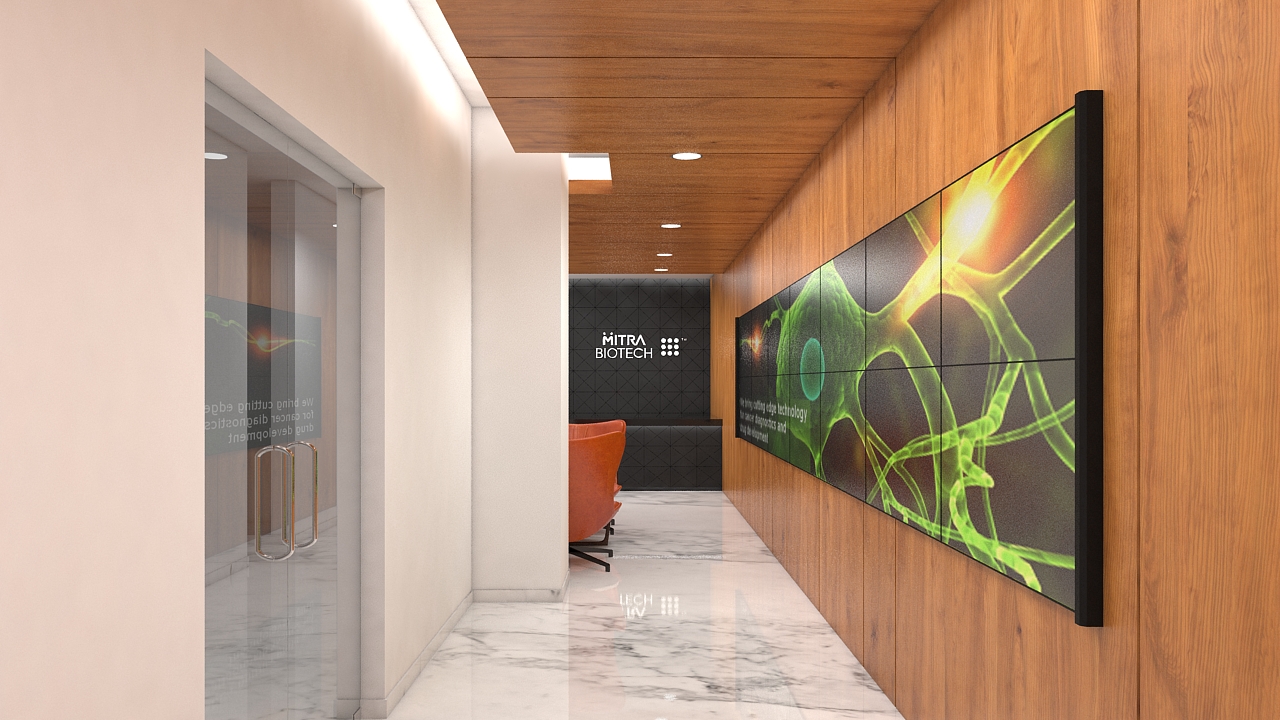 Mitra Biotech Agile Space Designed in Bangalore | Hidecor Interiors